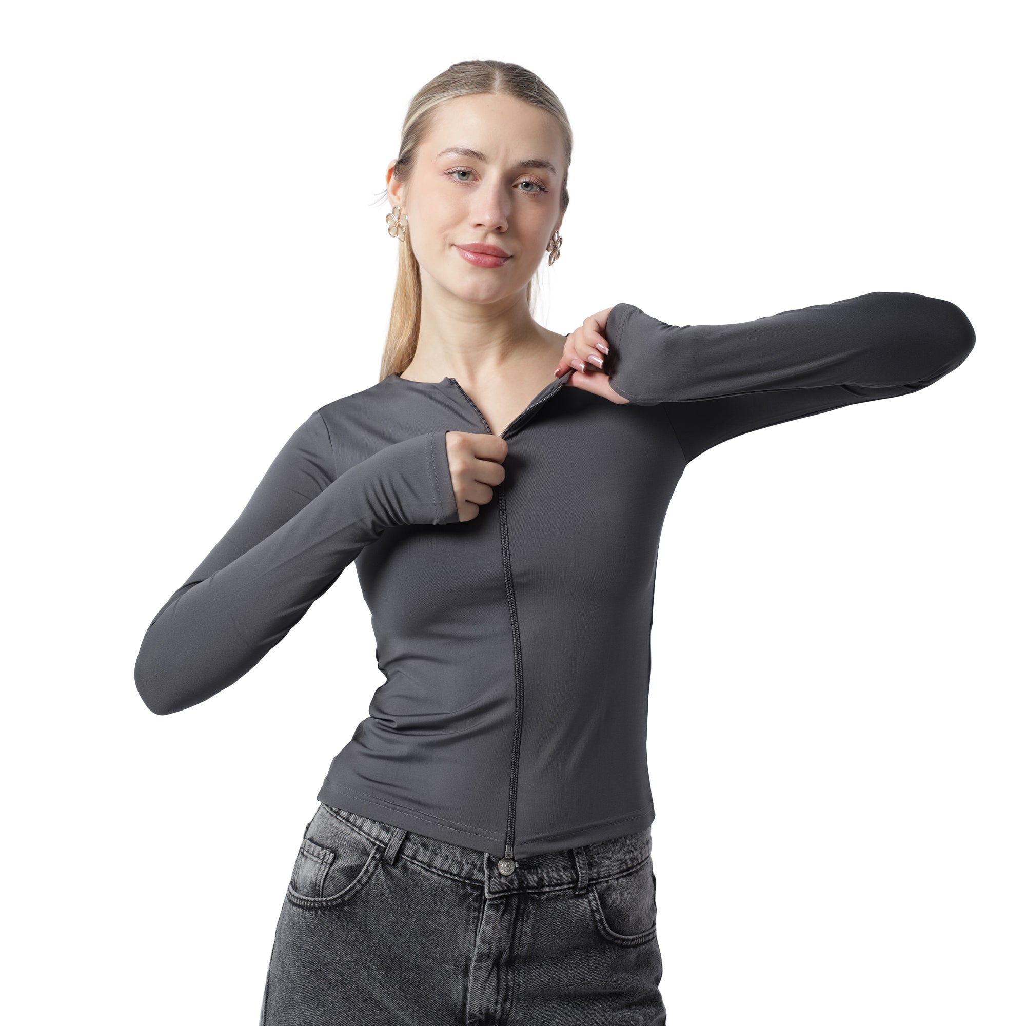 FULL ZIPPER LONG SLEEVE – Gelviofficial